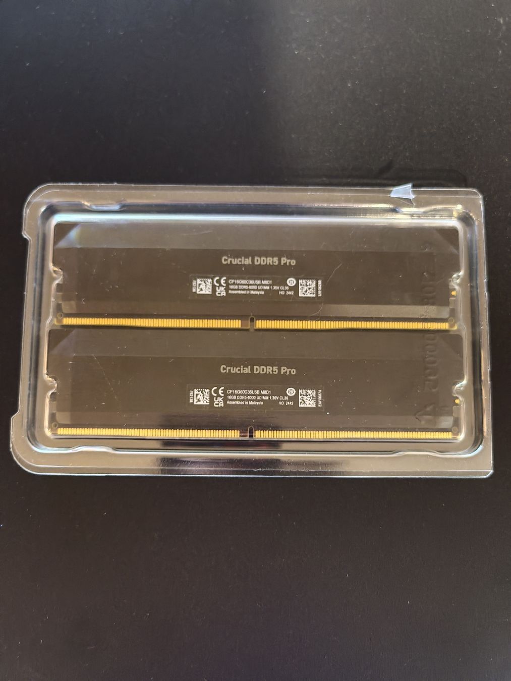 Crucial DDR5 Pro 32GB (2x16GB) DDR5-6000 (Neu (gemäss Beschreibung)) in ...