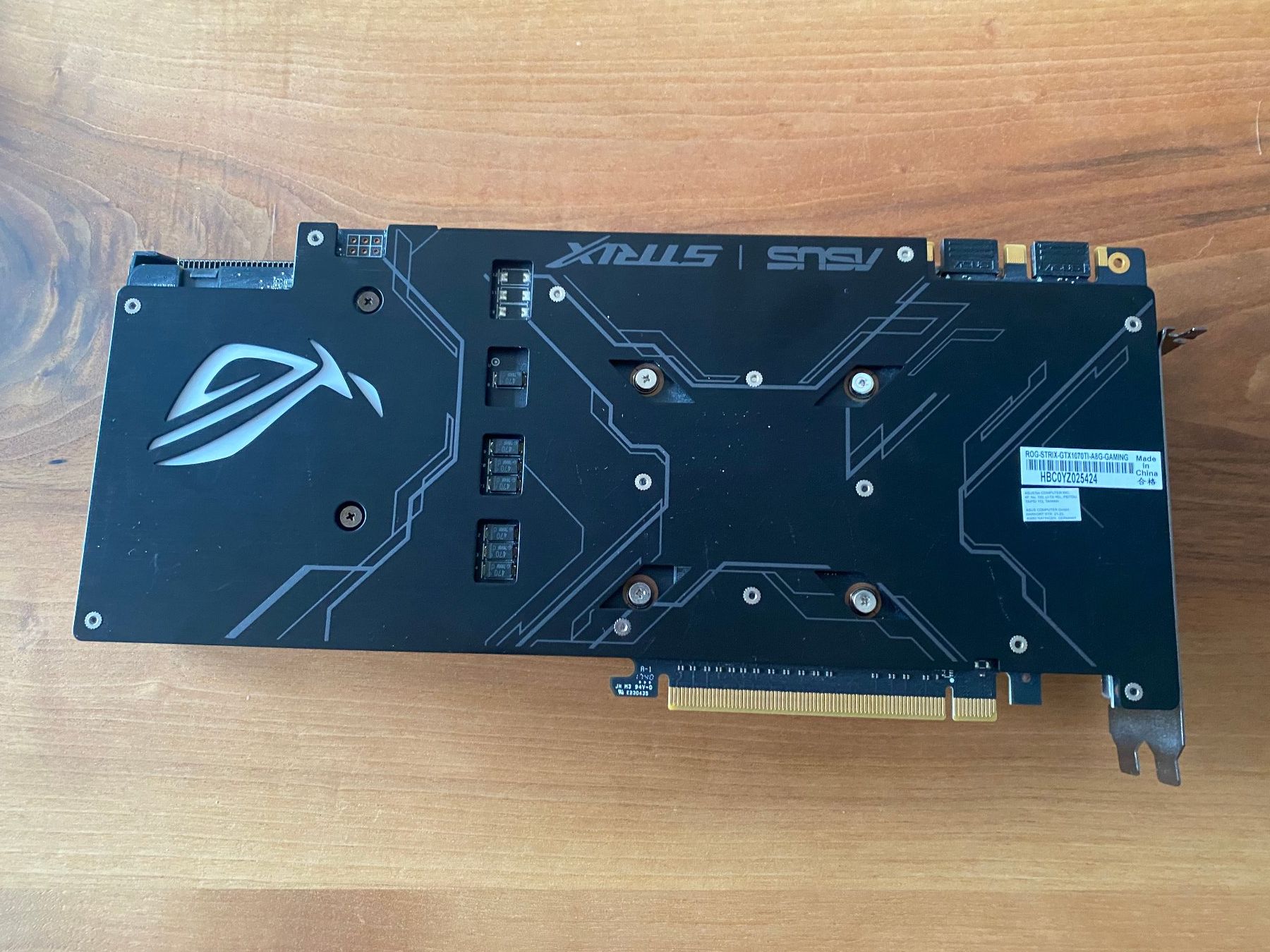 ASUS GeForce GTX 1070 Ti ROG STRIX A8G-G (Gebraucht) in Burgdorf für ...