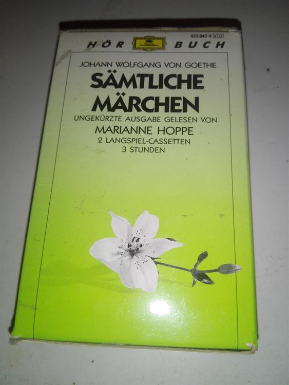 Johann W. Von Goethe: Sämtliche Märchen (Marianne Hoppe) (Gebraucht) in ...