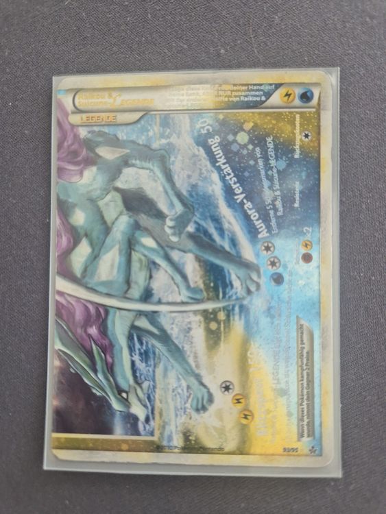 Pokemon Karte: Suicune & Entei Legende - Selten! Top! (Gebraucht) in ...
