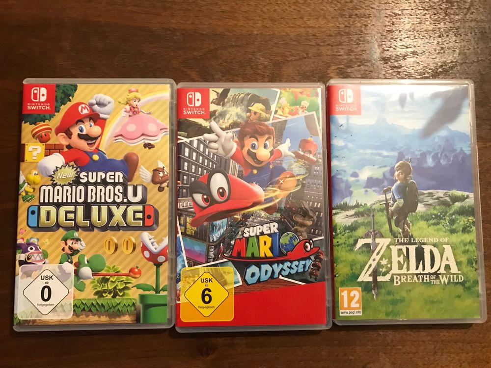 3 Switch Games | Zelda und Super Mario | Kaufen auf Ricardo