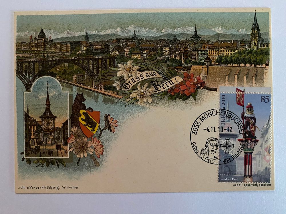 Karte Gruss aus Bern (Litho.) 2010 (Gebraucht) in Kirchenthurnen für CHF 3 – mit Lieferung auf ...