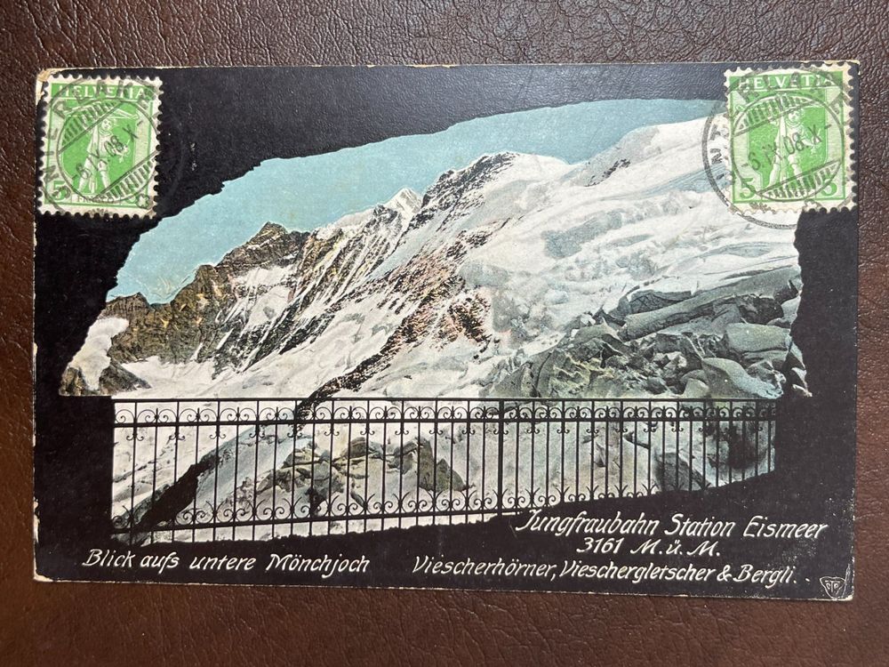 AK Jungfraubahn - Station Eismeer, 1908 (Gebraucht) in Steg VS für CHF 4.8 – mit Lieferung auf ...