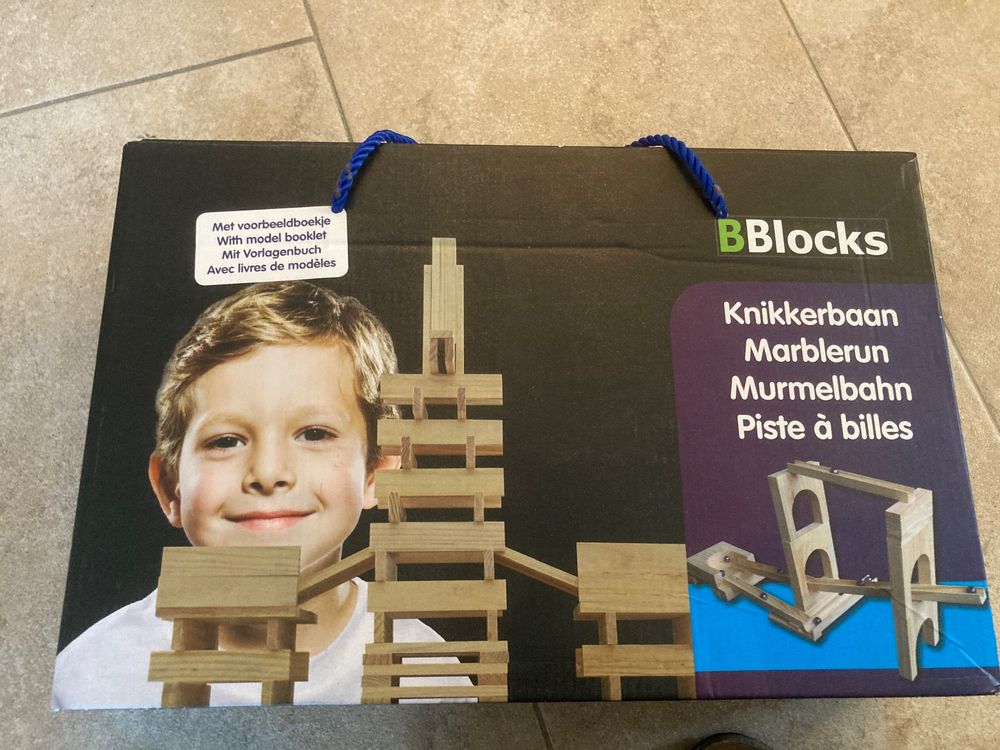 Murmelbahn/Kugelbahn aus Holz von BBlocks | Kaufen auf Ricardo