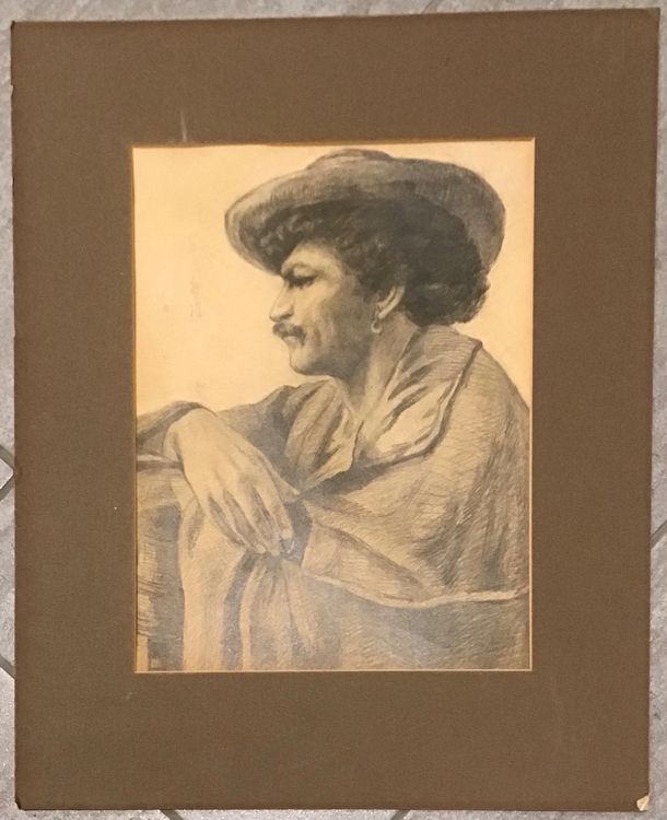 Antike Zeichnung von eine Mann (Gebraucht) in Root für CHF 5 – mit Lieferung auf Ricardo kaufen