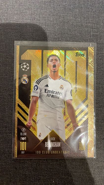 Topps Match Attax 2024/25 Jude Bellingham 100 Club (Neuf (Voir ...