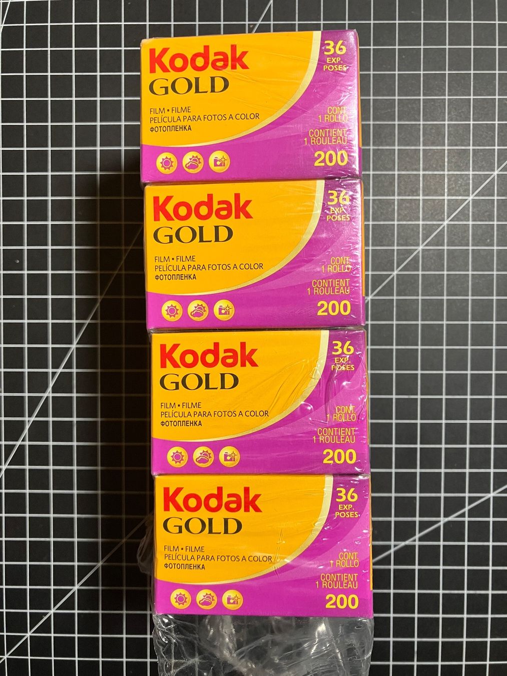 Kodak Gold 200 Film, 35mm, 36 Aufnahmen, 8er Pack, Neu (Neu (gemäss ...