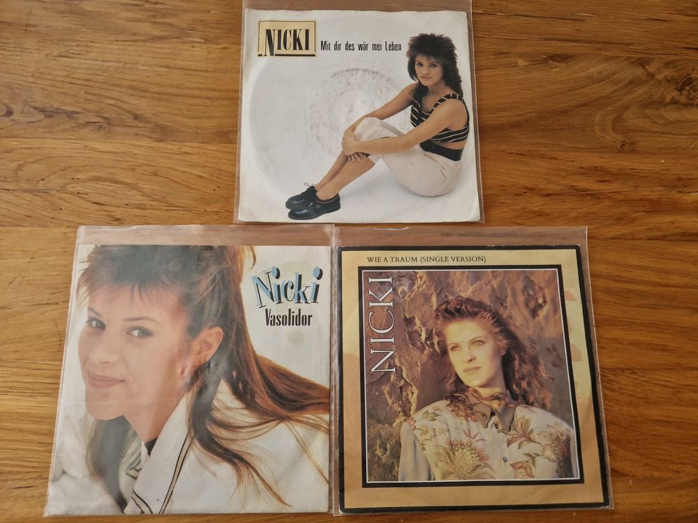 Vinyl Singles 7" Schallplatten - 3 Stück Nicki (Gebraucht) in für CHF 6 ...