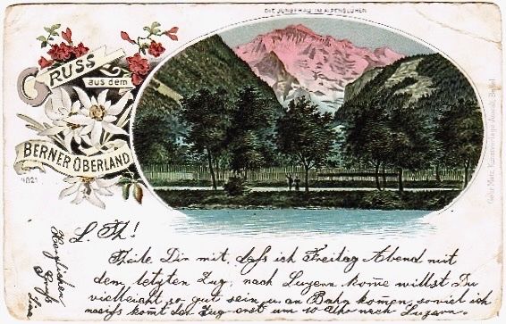 Gruss aus dem BERNER Oberland ca. 1905 | Kaufen auf Ricardo