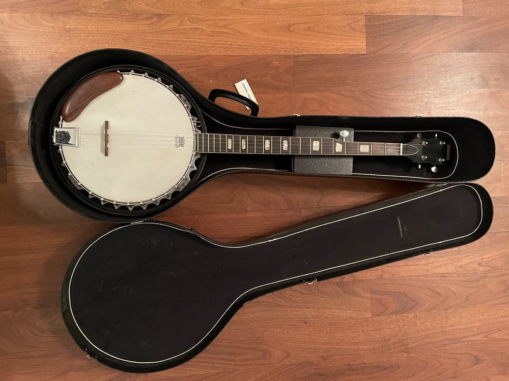 Sehr schönes 5-String Banjo von Global (USA ca. 1970 - 1980) (Gebraucht ...