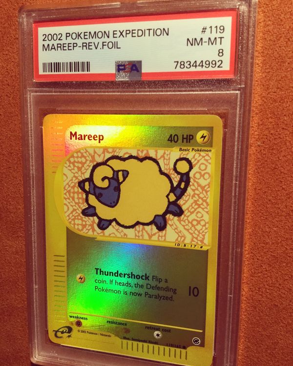 Mareep Reverse Foil, Pokemon Expedition (2002), PSA 8 (Gebraucht) in Peseux für CHF 89 – mit ...