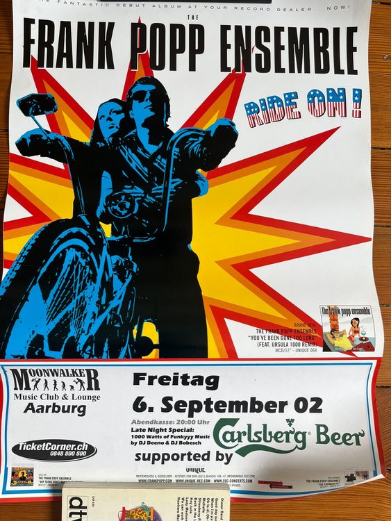Konzert Plakat Frank Popp Ensemble Aarburg 2002 (Gebraucht) in Zofingen ...