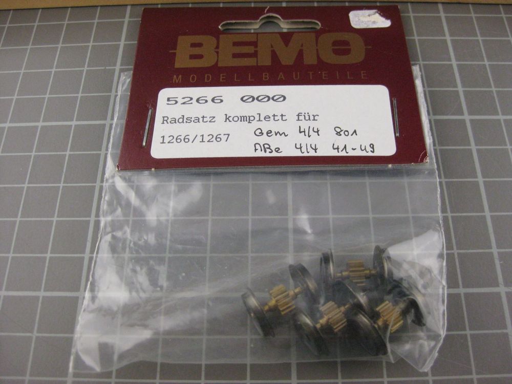 BEMO 5266 000 H0m Radsatz zu 1266/1267 | Kaufen auf Ricardo