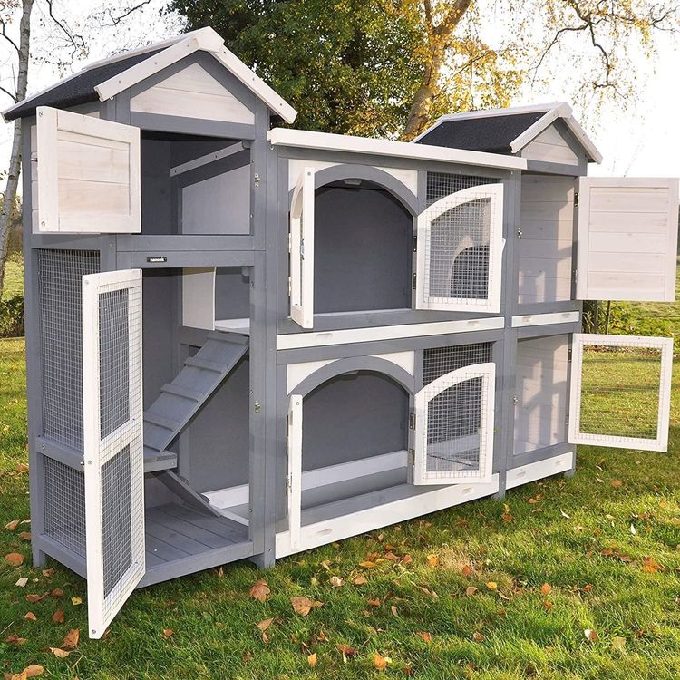 nanook Hasenstall Castle XXL grau | Kaufen auf Ricardo