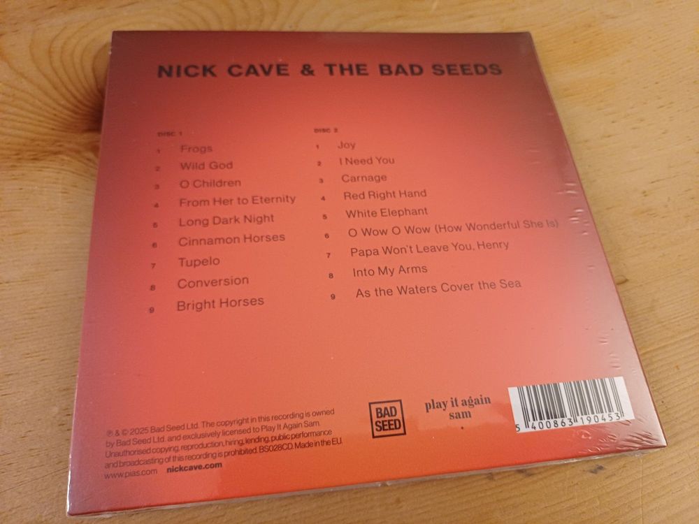 Nick Cave & The Bad Seeds - Live God (neu) (Neu und originalverpackt ...