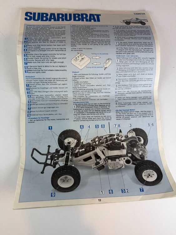 Tamiya Subaru Brat 4WD – RC Vintage (Gebraucht) in Basel für CHF 120 ...