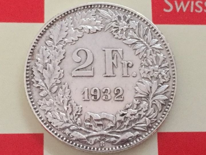 2 Franken 1932 ss-vz, selten nur 0,25 Mio! (Gebraucht) in Elsau für CHF 15.75 – mit Lieferung ...