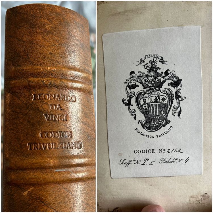 LEONARDO DA VINCI Codice Trivulziano n.2162, 1980 - Ltd. Ed. (Gebraucht ...