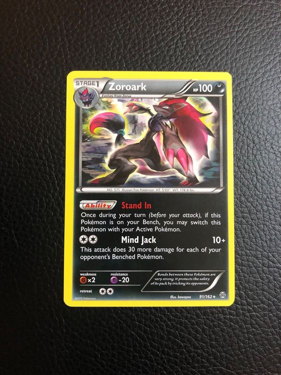 XY: Breakthrough Zoroark rare 91/162 Ab 1 | Kaufen auf Ricardo