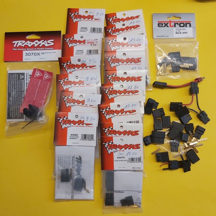 Traxxas RC Stecker-Konvolut gemäss Bilder (Neu (gemäss Beschreibung ...