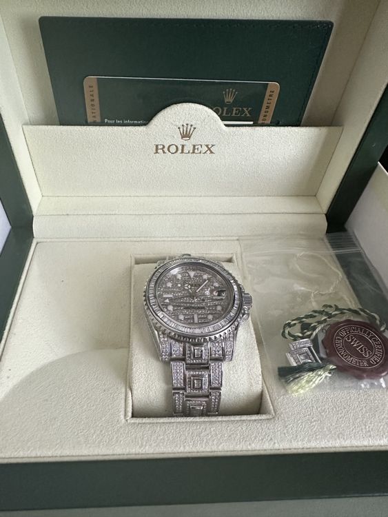 Rolex Gmt Master 2 Full Iced Out | Kaufen auf Ricardo