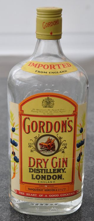 1 Fl. GORDON'S DRY GIN, 38% vol. Distillery London (Gebraucht) in ...