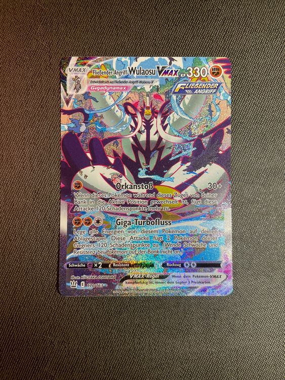 Pokemon Fliessender Angriff-Wulaosu VMax | Kaufen auf Ricardo