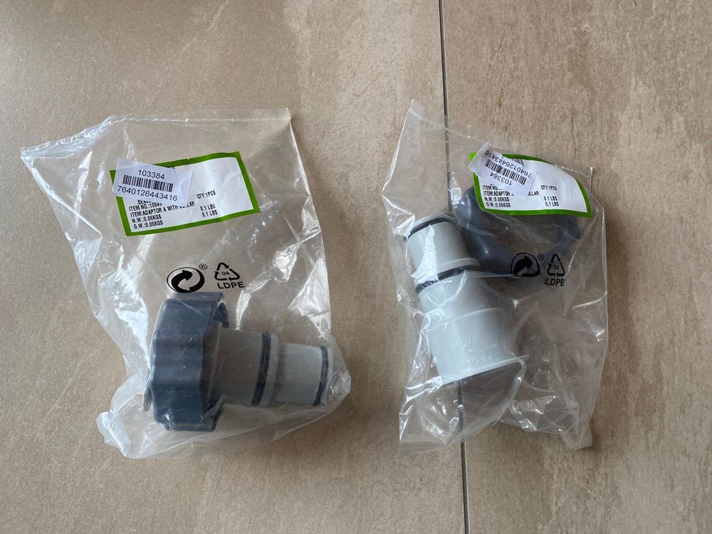 Intex Sandfilter-Adapter A, Ø 32 / 38 mm #10849 (Neu und ...