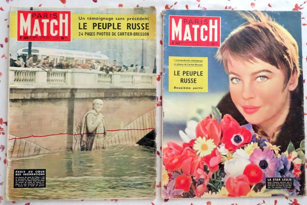 44 pages de photos de Cartier Bresson / Paris Match 1955 (D'occasion) à ...
