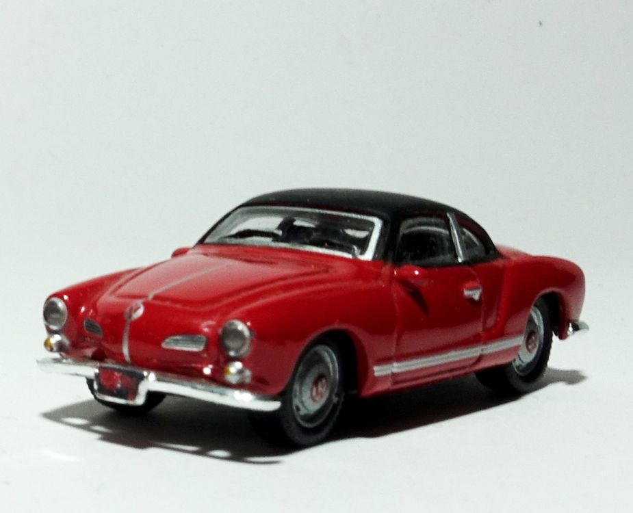 VW Karmann Ghia rot schwarz Schuco 1:87 (Gebraucht) in Wiebelskirchen ...