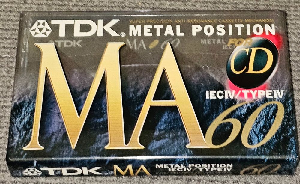 TDK"MA-60" super cassette audio MÉTAL(type IV) | Kaufen auf Ricardo