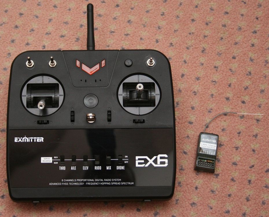 Exmitter EX6 6-Kanal 2.4GHz Sender | Kaufen auf Ricardo