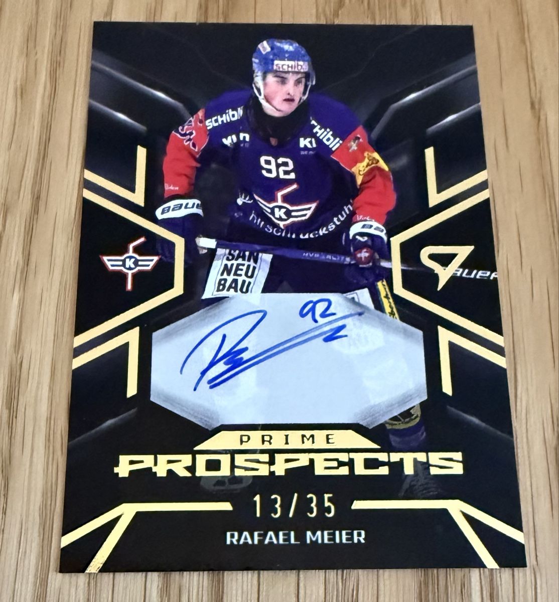 Rafael Meier Signed Prime Prospects 13/35 Sportzoo (Neu (gemäss ...