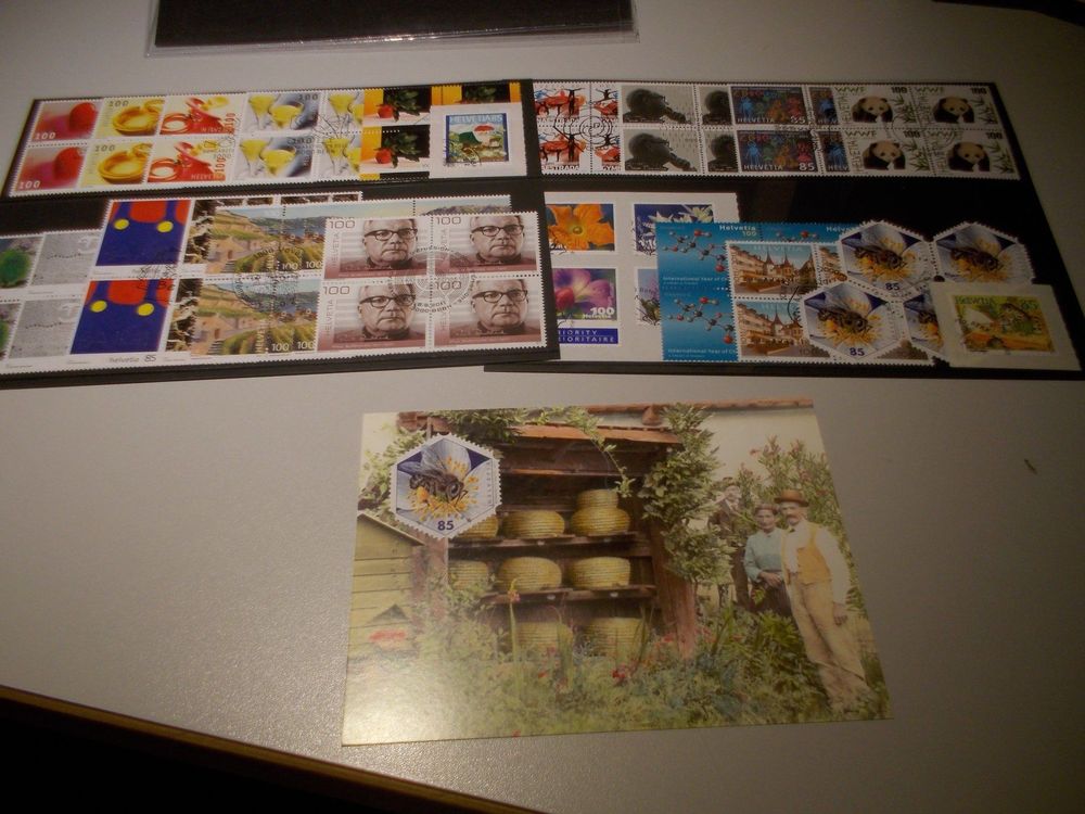 Set 2011, 4erblocks ET-o + Maximumkarte Bienen (Gebraucht) in Niederwil AG für CHF 7.7 – mit ...