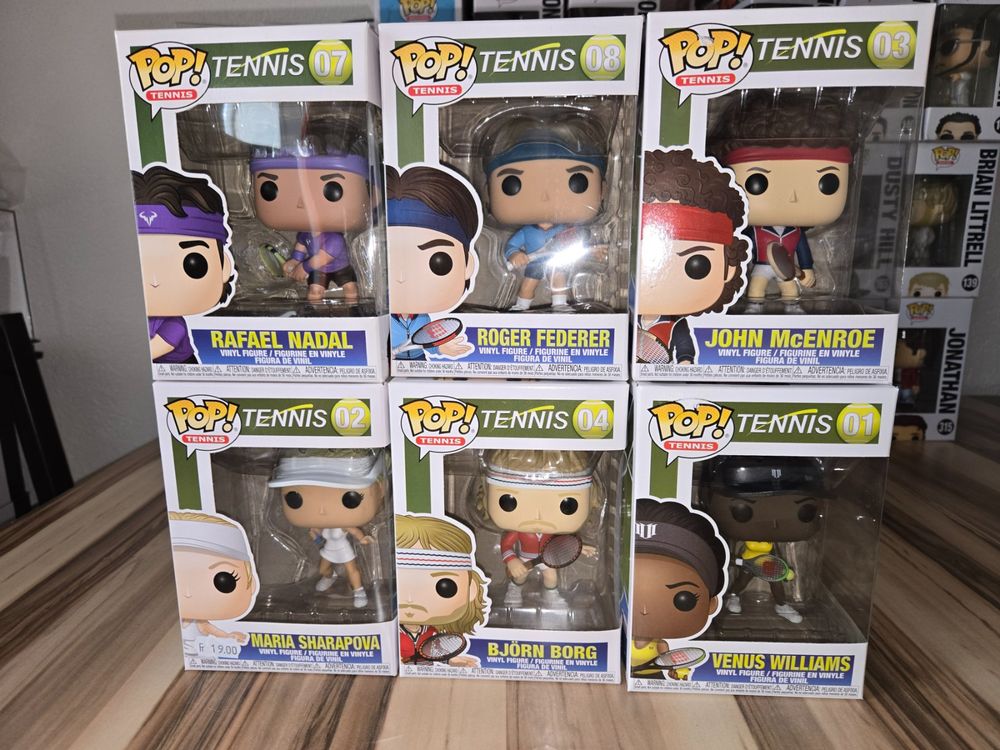 Lot 6 funko pop thème tennis (Neuf avec emballage d'origine) à Bévilard ...