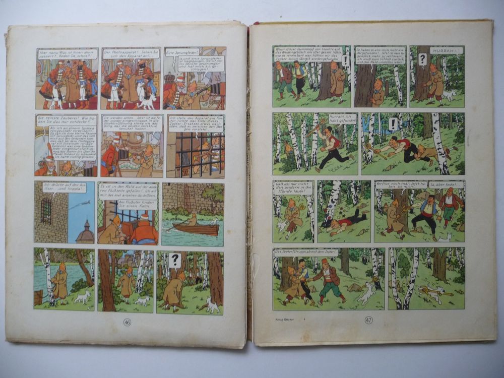 TIM DER PFIFFIGE REPORTER - KÖNIG OTTOKARS ZEPTER - 1953 (Defekt) in ...