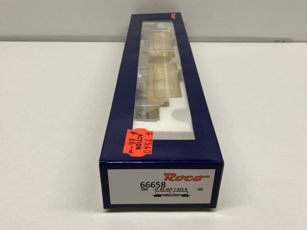 Roco 66658= Containerwagen SBB 925-8 Die Post - la poste (Neu (gemäss ...