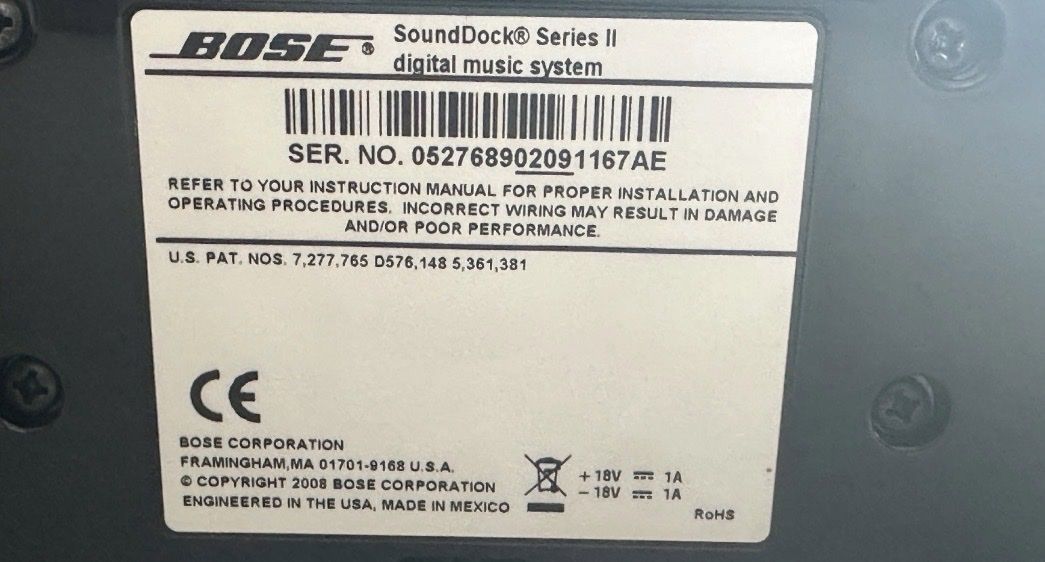 Bose SoundDock Series II mit Bluetooth iwave Empfänger (Gebraucht) in ...