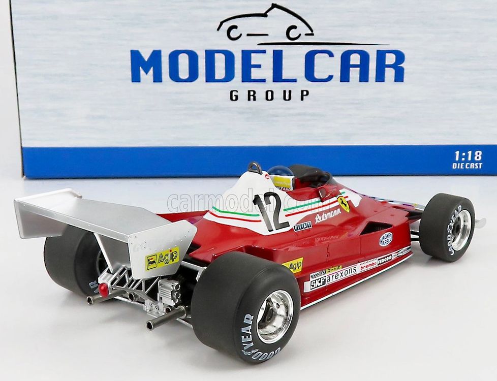 FERRARI 312 T2 B # 12, Carlos Reutemann, Jg.1977, 1:18 (Neu und ...