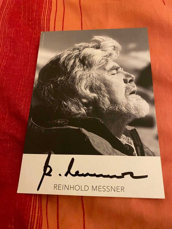 Autogramm Reinhold Mesner (Gebraucht) in Rüschlikon für CHF 6 – mit ...