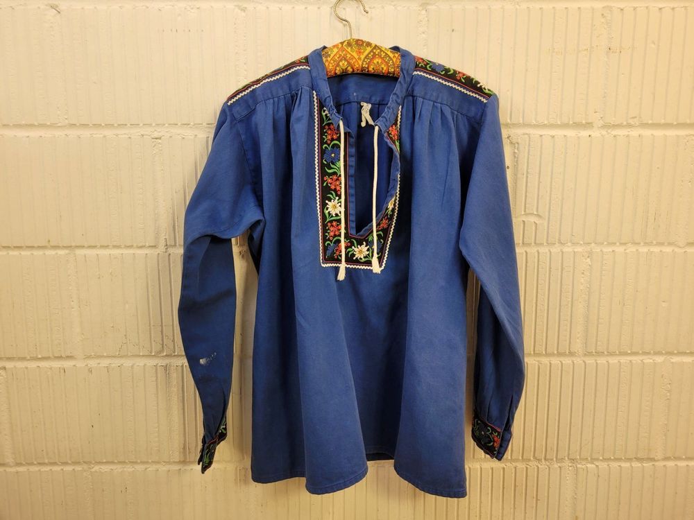 WENET Suisse Sennen Kutte Hemd blau G.48 (Gebraucht) in Nottwil für CHF 25 – mit Lieferung auf ...
