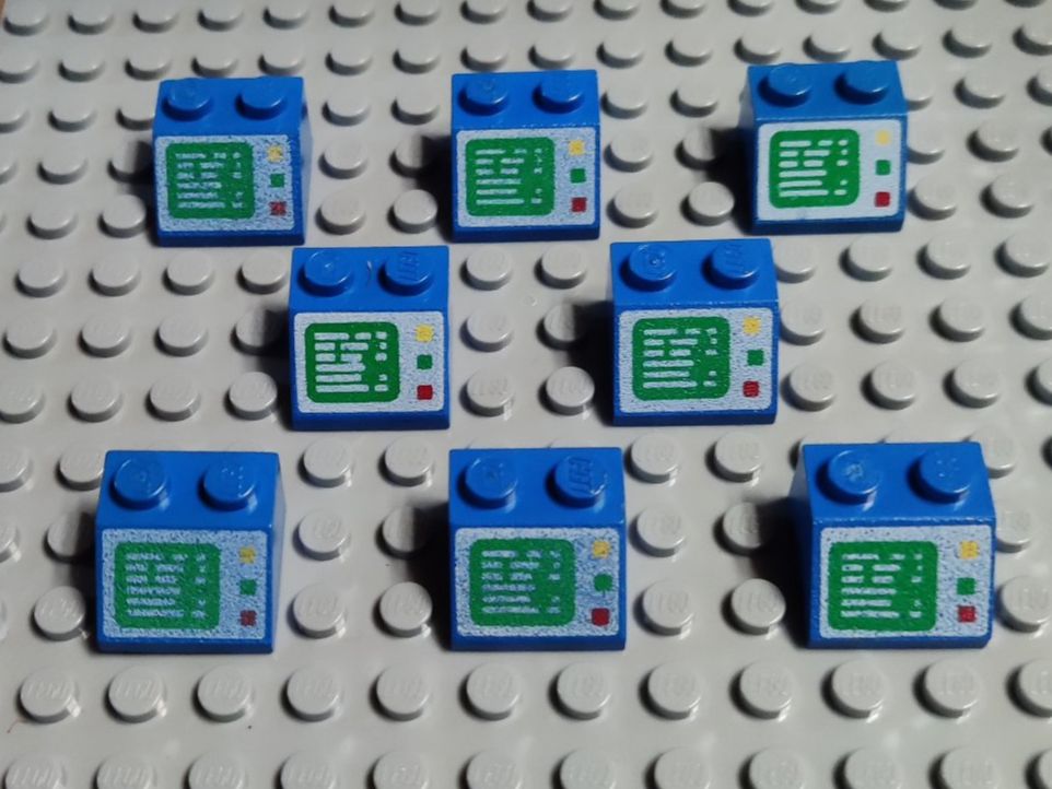 LEGO - 8x Slope Computer Panel - 3039p23 | Kaufen auf Ricardo