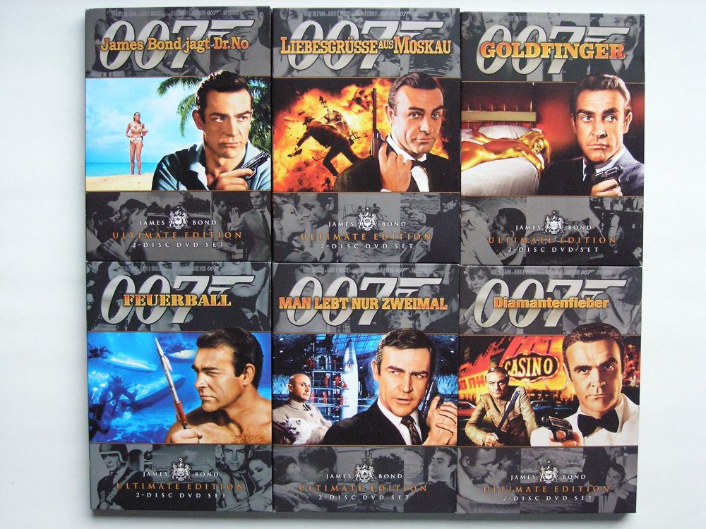 JAMES BOND 007 SEAN CONNERY 2 DVD ULTIMATE EDITION | Kaufen auf Ricardo