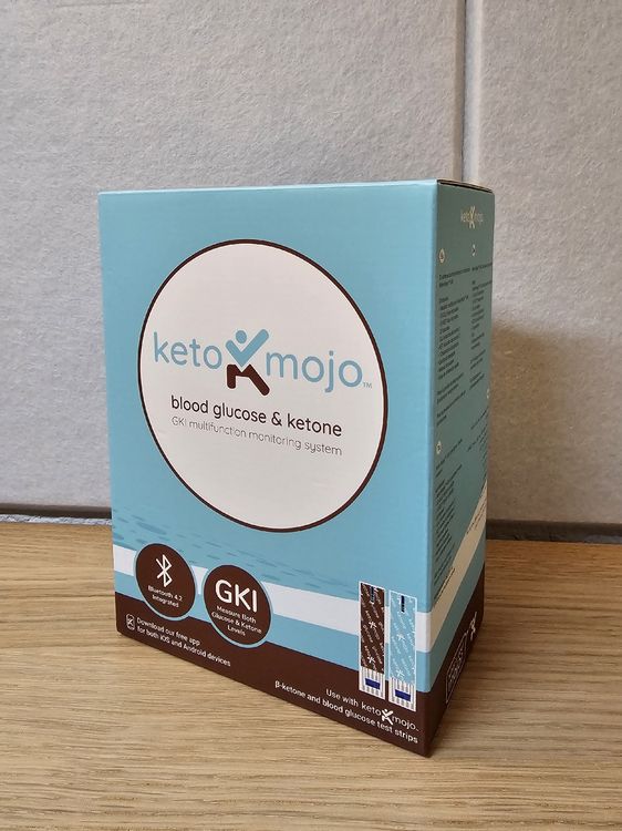 Keto-Mojo GKI Meter Blood Glucose Ketone Monitor Bluetooth (Neu und ...