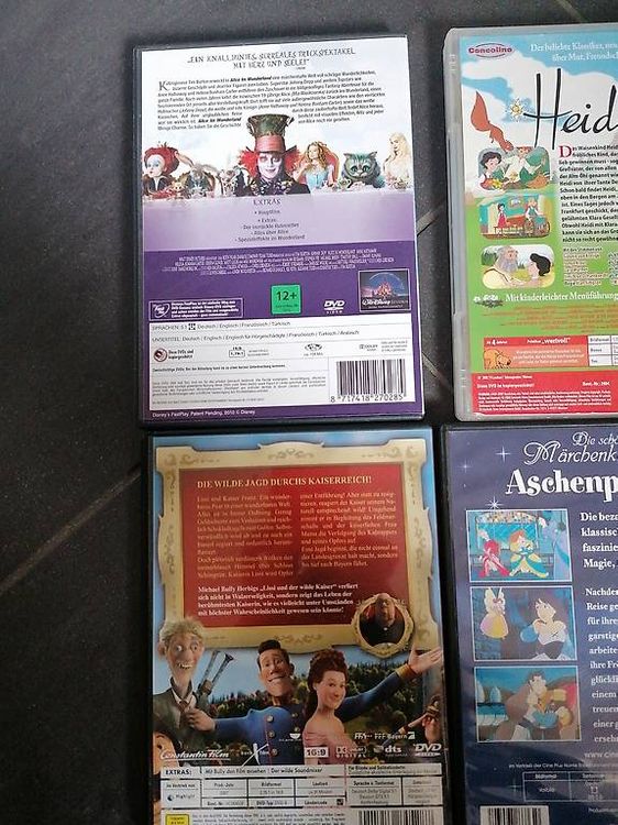 3 DVD s Heidi, sissi, Alice im wunderland (Gebraucht) in Zell ZH für ...