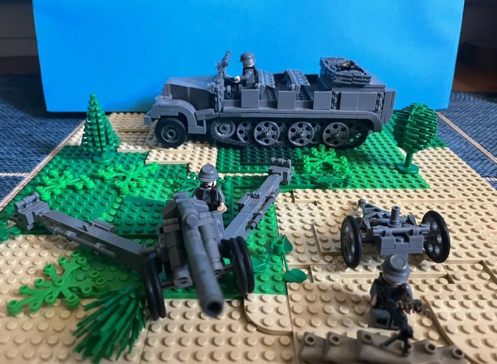 Lego WW2 German artillery and sdkfz | Kaufen auf Ricardo