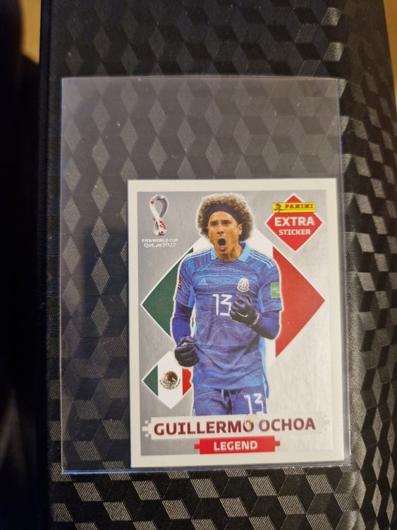 Panini Extra Sticker Guillermo Ochoa SILBER (Neu (gemäss Beschreibung ...