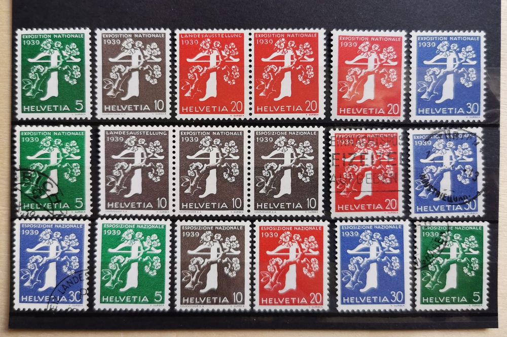 TR81 Timbre Suisse 1939 Exp. Nationale (Gebraucht) in Cousset für CHF 3.95 – mit Lieferung auf ...