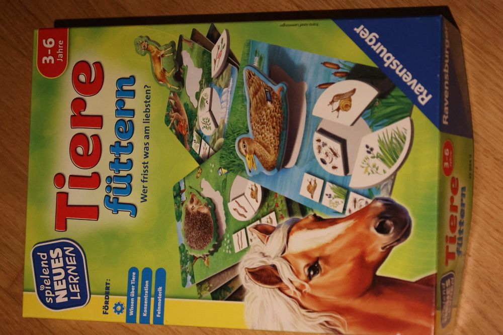 Ravensburger - Tiere Füttern, wer frisst was am liebsten (Gebraucht) in ...