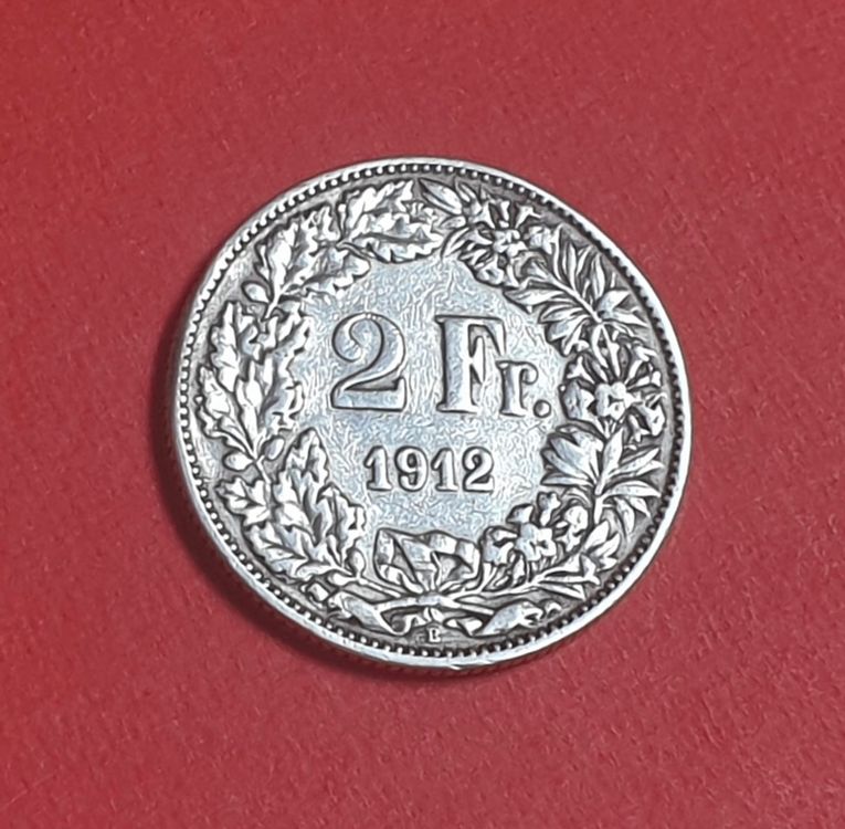 2 Franken 1912 „Silber“ (Gebraucht) in Uttigen für CHF 7 – mit Lieferung auf Ricardo kaufen